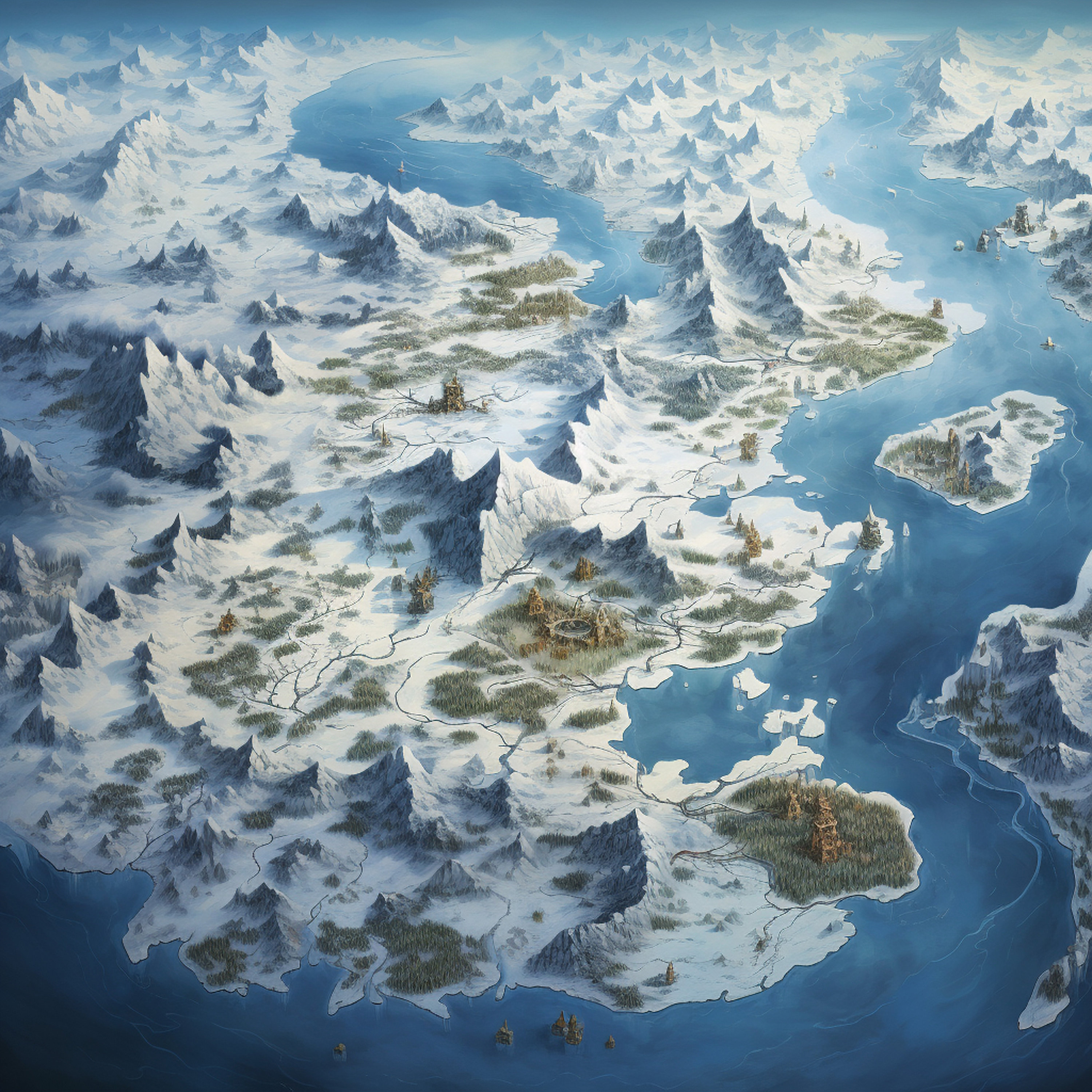 World Map Bundle, Large Scale Battle Maps, 100 Pack of High Detail RPG ...