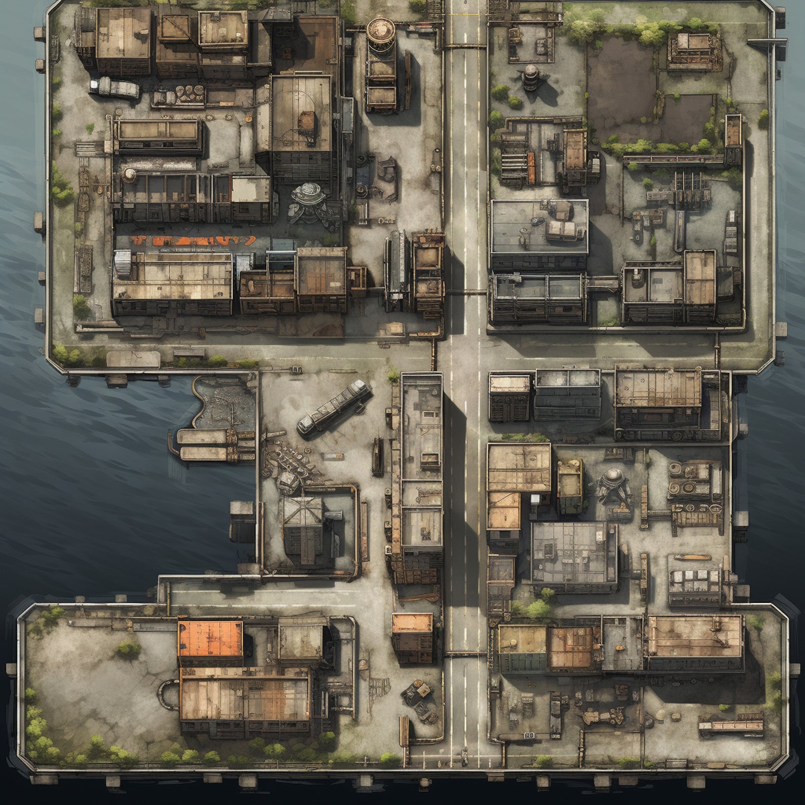 Steampunk Industrial Battle Map Bundle, 150+ Pack of High Detail Role ...