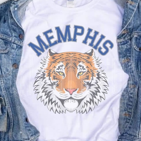 Memphis Tiger Art - Etsy