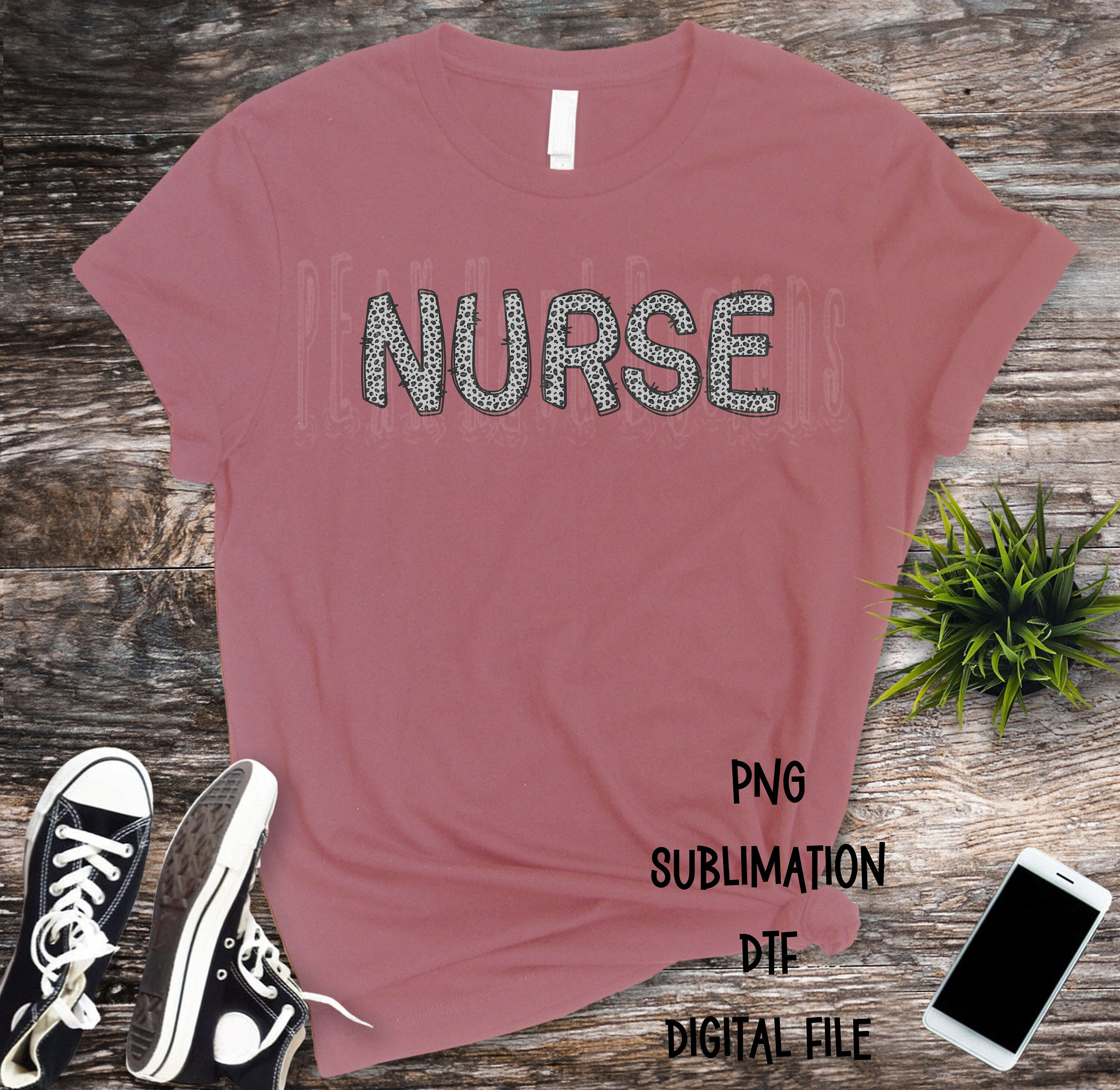Leopard Nurse PNG Digital File. Instant Download. Leopard Nurse ...