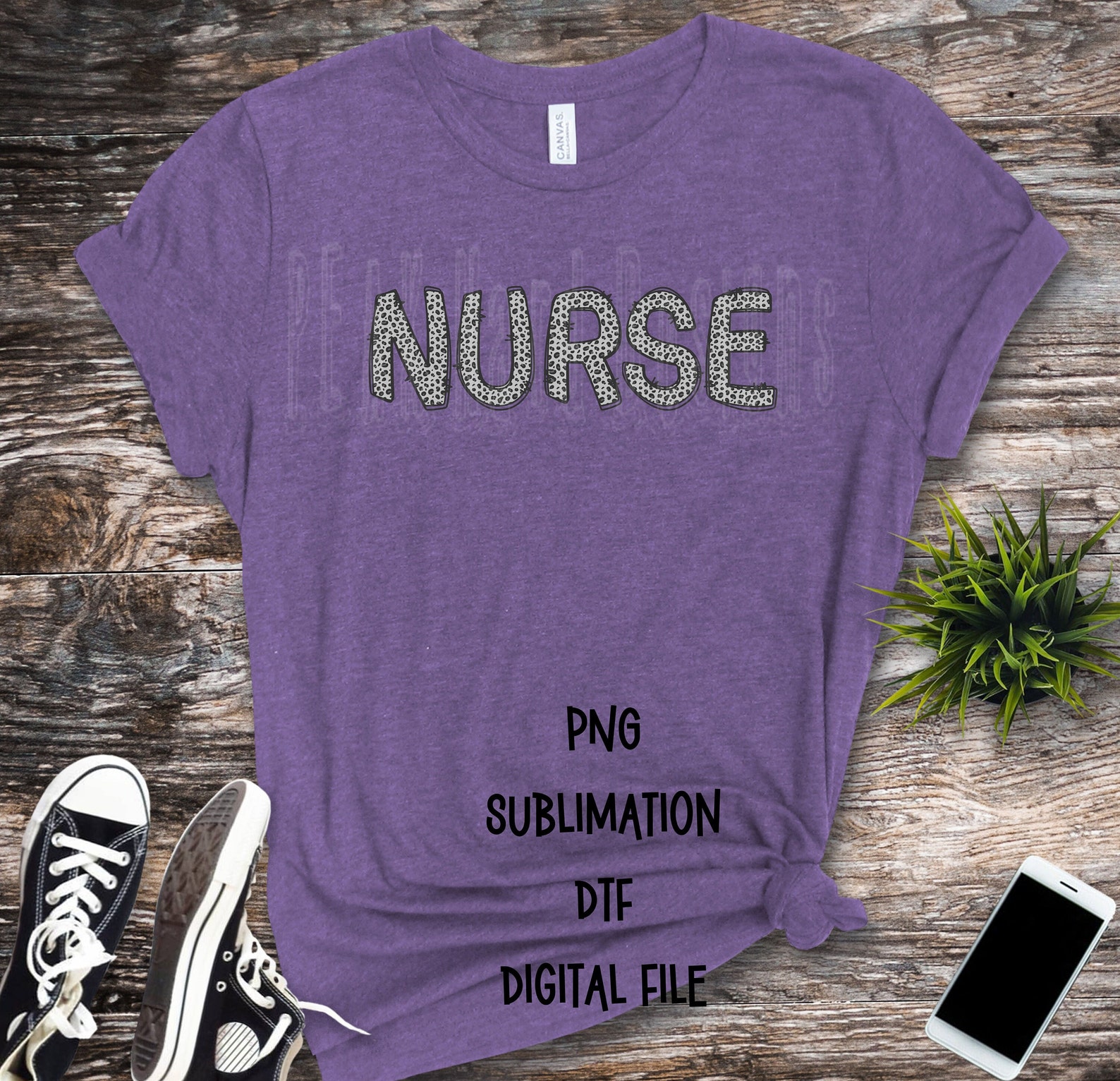 Leopard Nurse PNG Digital File. Instant Download. Leopard Nurse ...