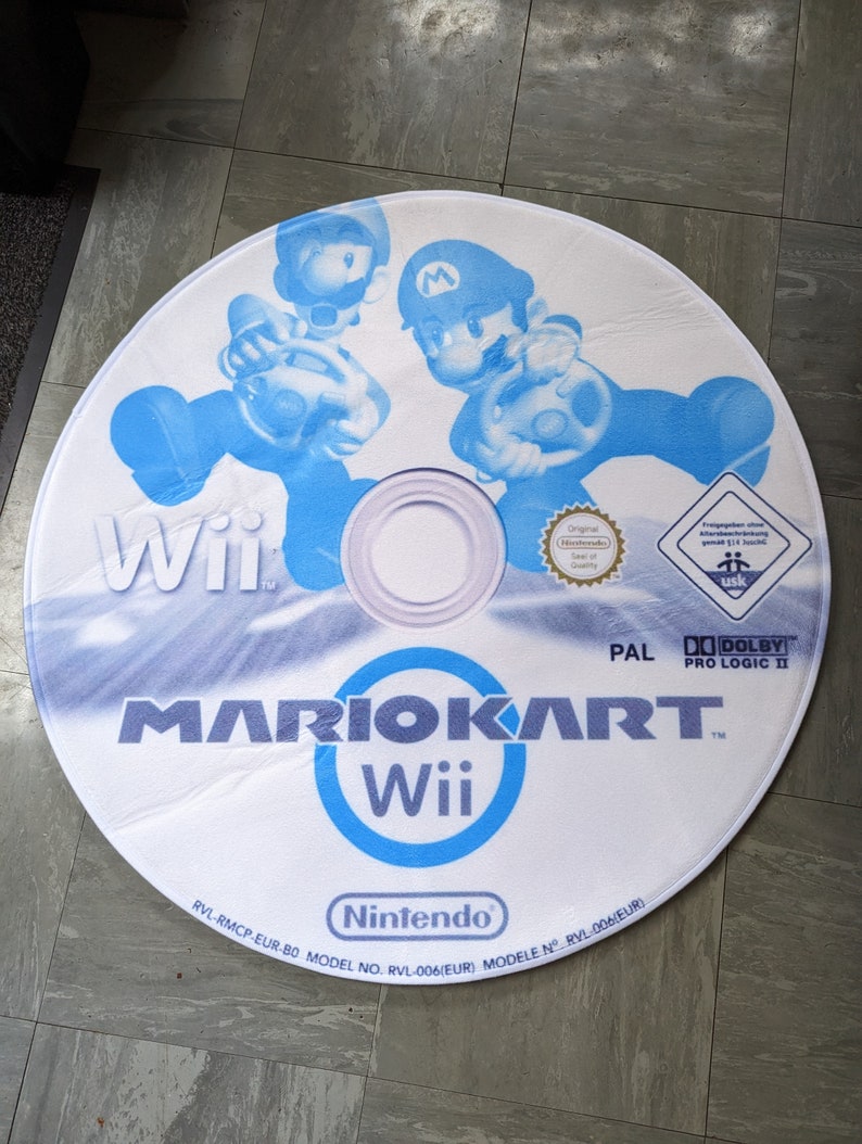 Mario Kart Wii Rug - Etsy