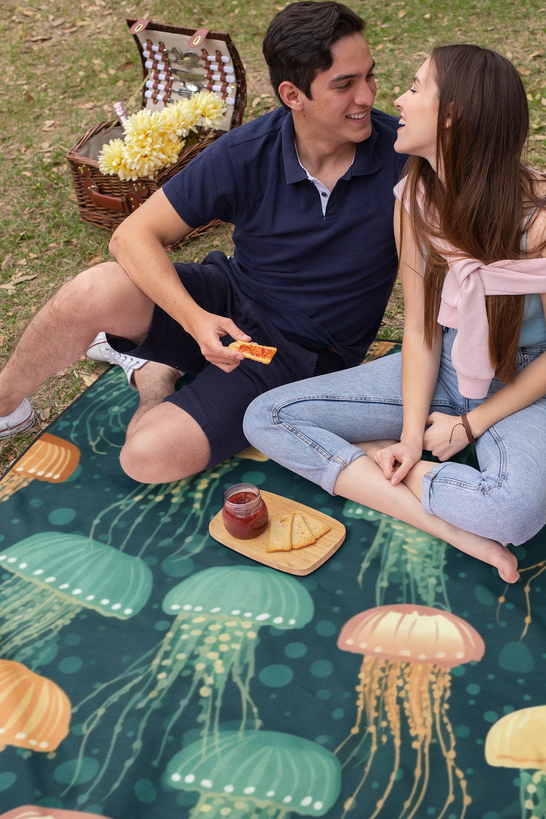 Jellyfish Haven Blanket for Birthday - Highweight Luxury Unique Bedroom ...