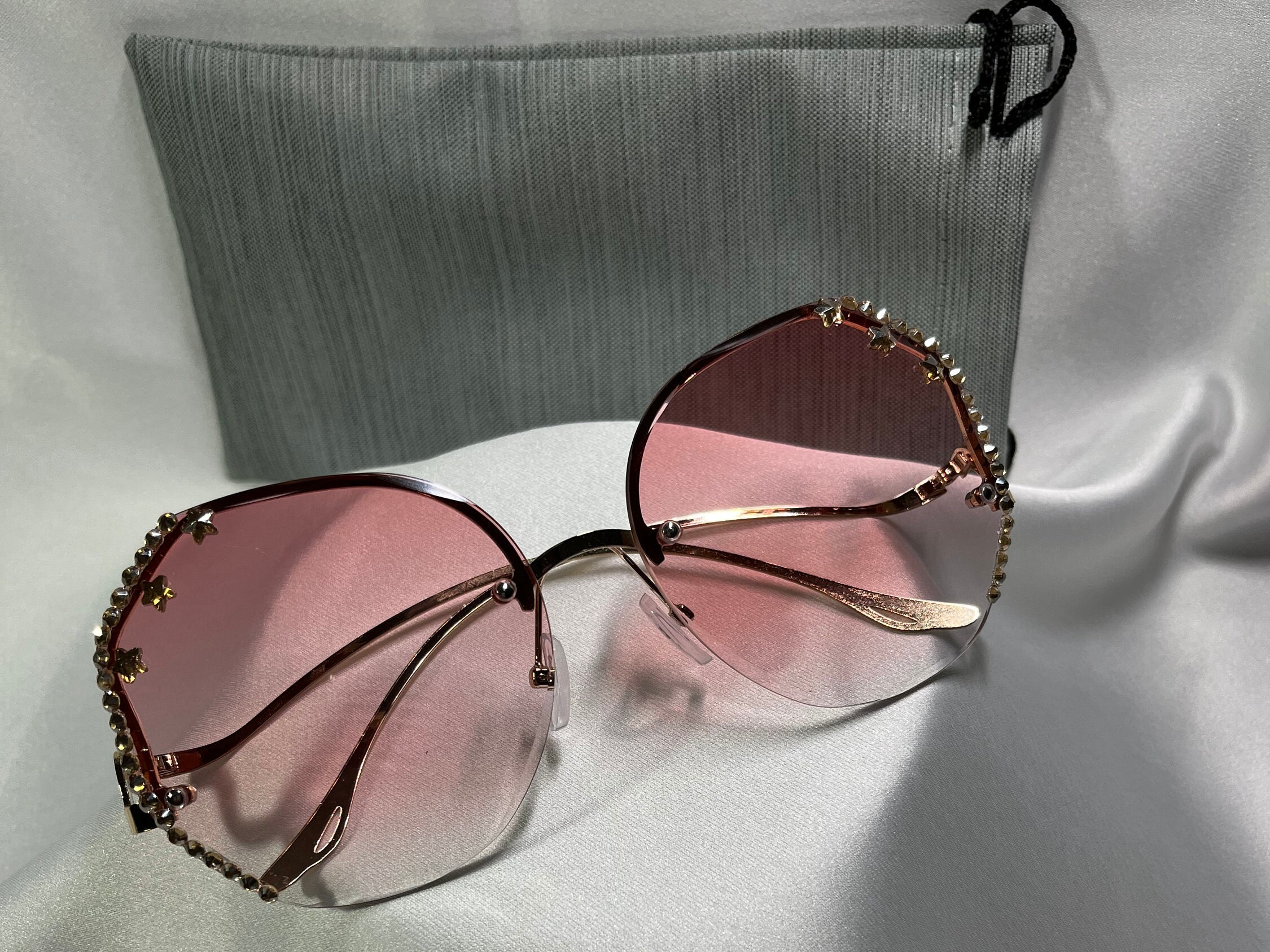 Bedazzled Sunglasses Etsy
