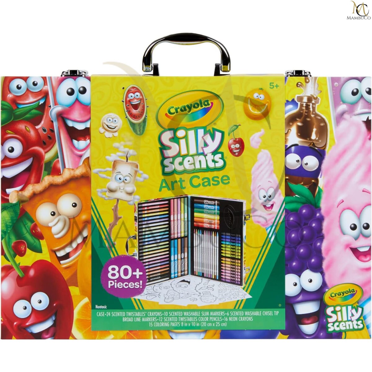 Crayola 140ct Art Set Kids' Rainbow Coloring Kit Holiday Gift, Craft ...