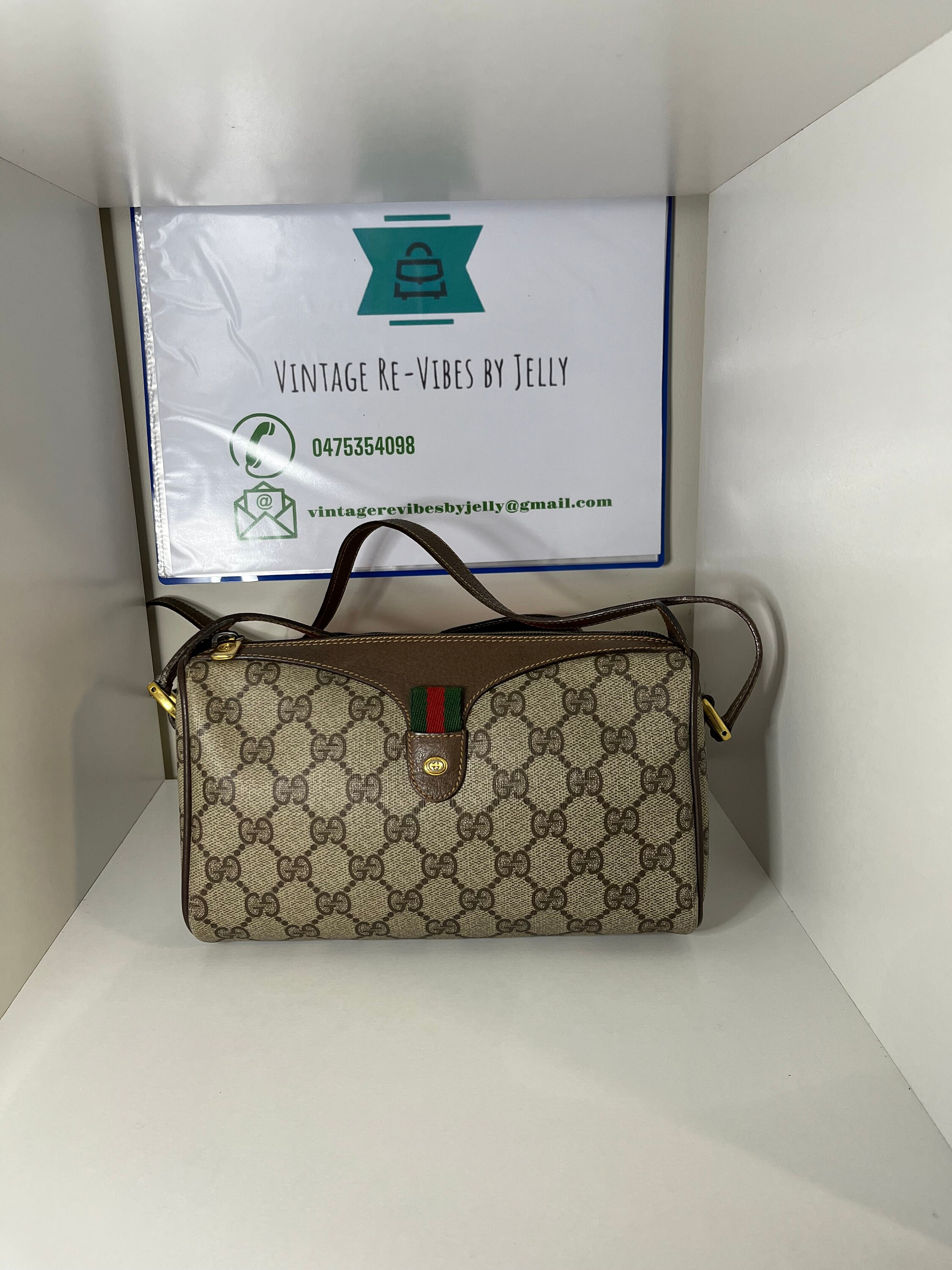 Authentic Gucci Sherry Line Mini Bag - Etsy