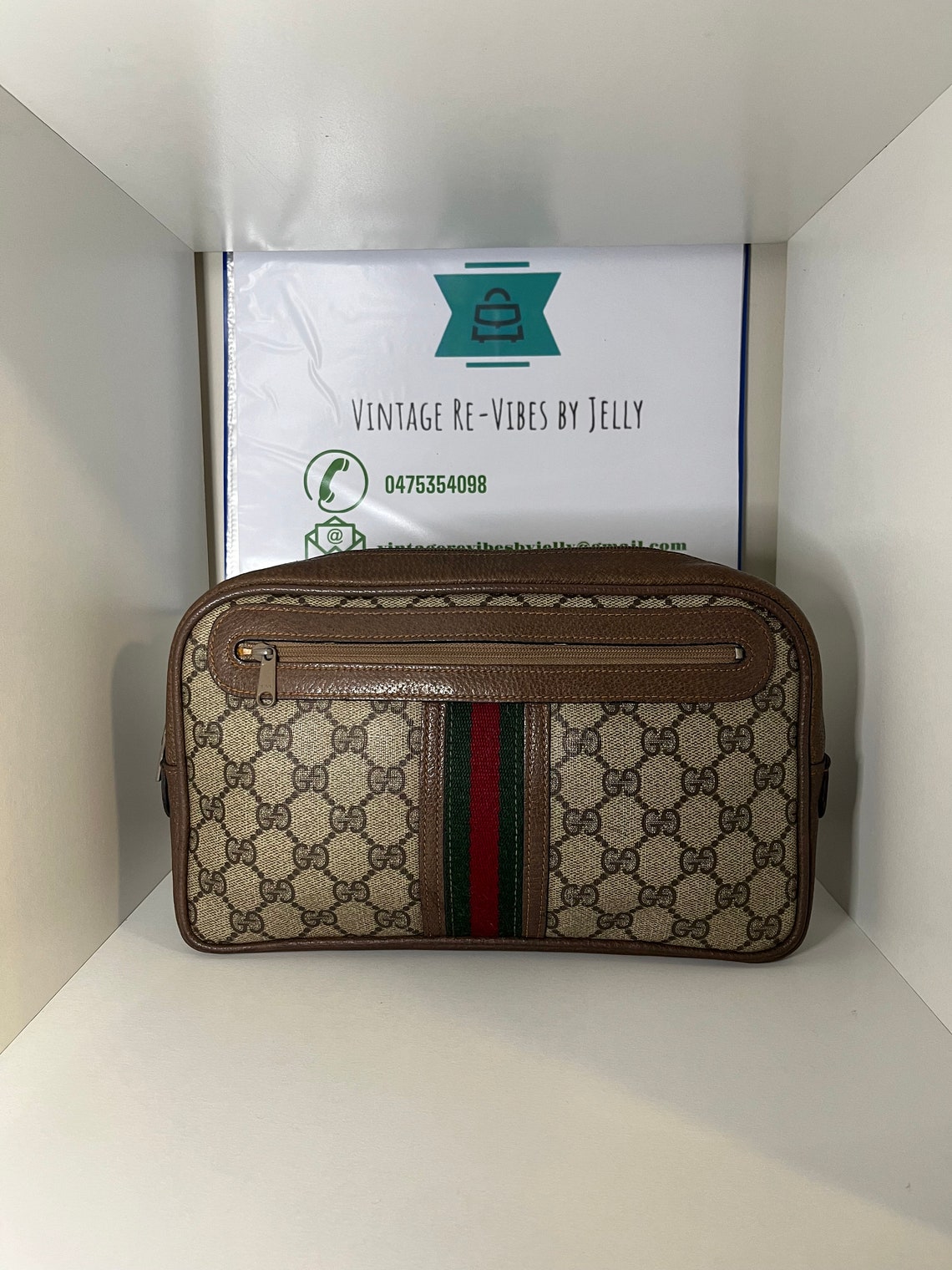 Vintage Gucci Sherry Line Clutch Bag/authentic - Etsy Canada