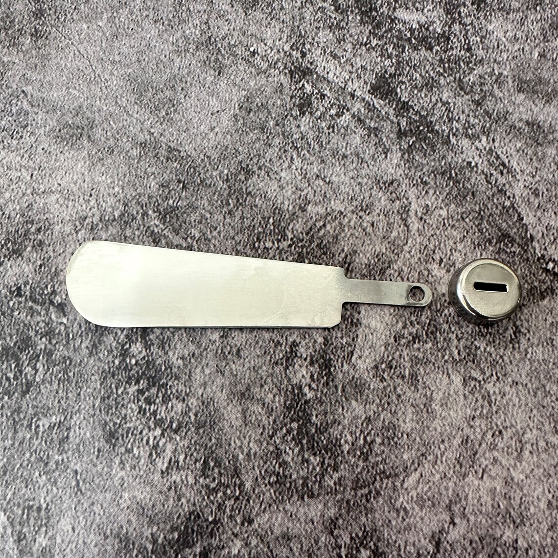 12pcs Stainless Steel Blade With Ring for DIY Cheese Spreaders, Wine ...