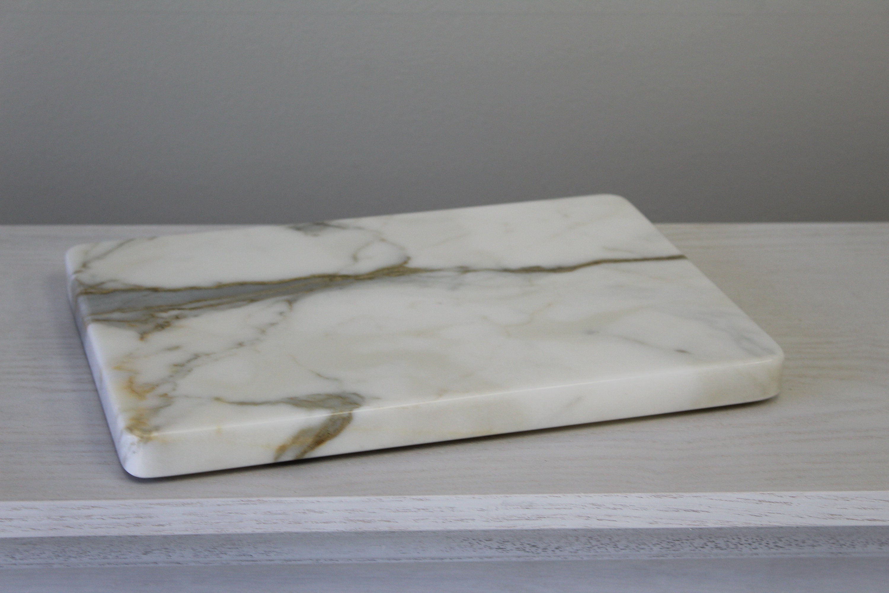 White Marble Cutting Board - Etsy