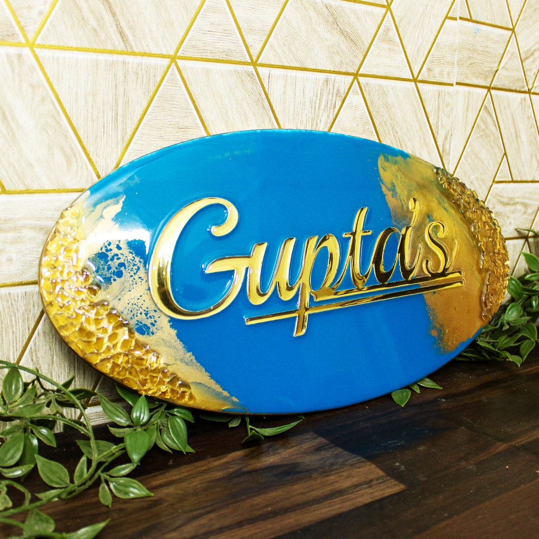 Personalized Door Sign Name Sign Decor 3D Letter Epoxy - Etsy