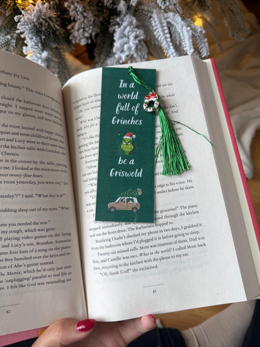 In a World Full of Grinches Be a Griswold Grinch Bookmark Holiday ...