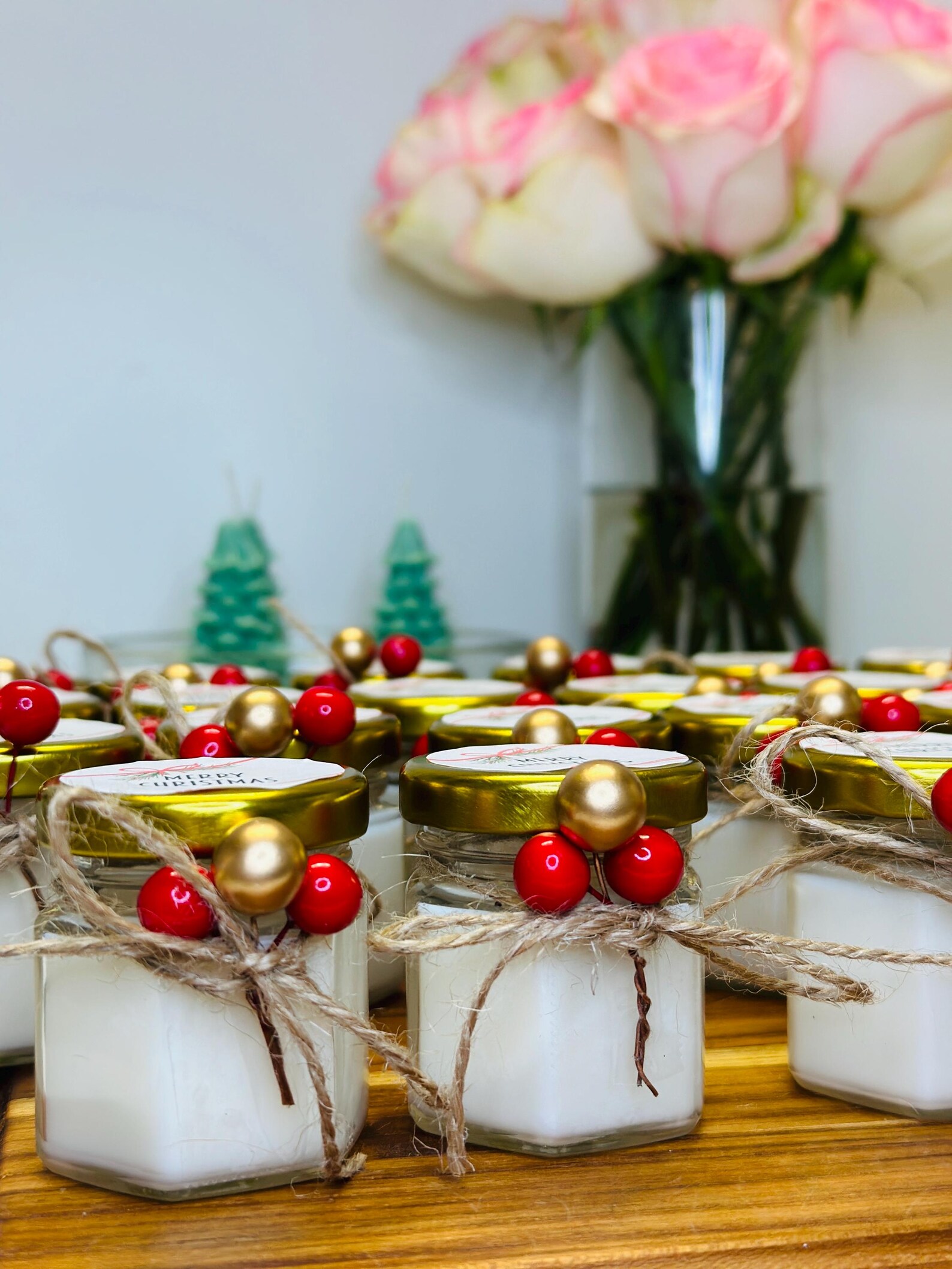 Mini Holiday Candles for Gifts Christmas Party Souvenirs Party Favors ...