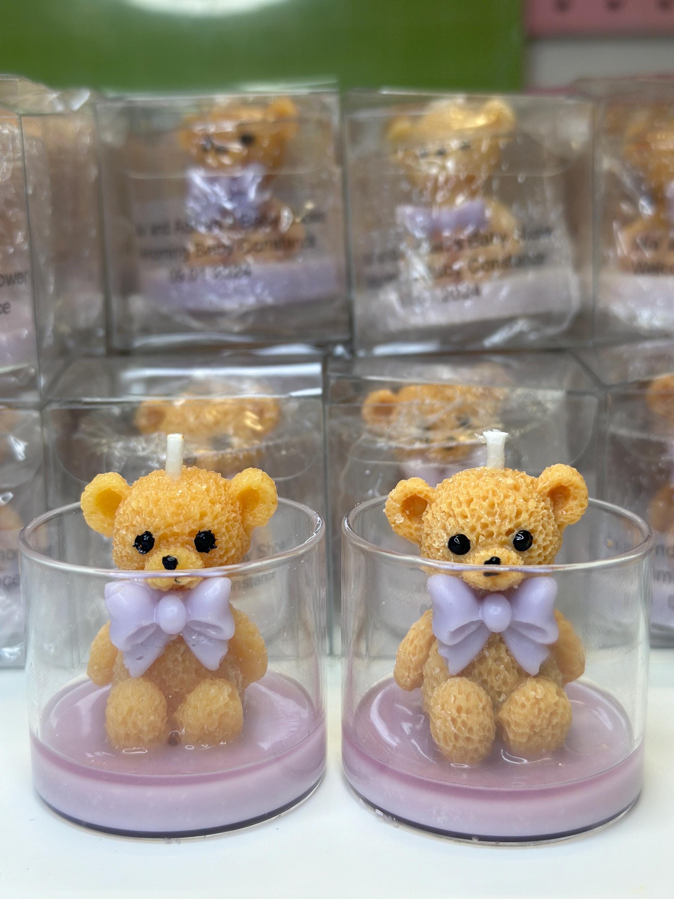 Teddy Bear Scented Candles: Baby Shower Party Favors - Etsy