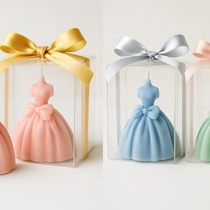 Dress-shaped Candle: Quinceañera, Wedding, and Party Favor - Etsy