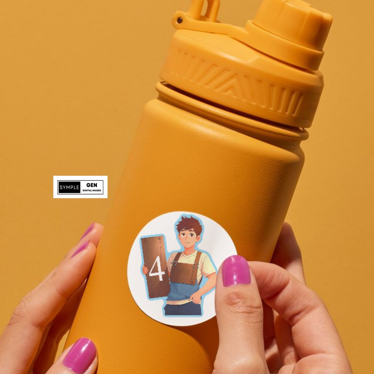 10 Cute Illustration Style Stickers| Cute Boys With Number I New Times ...