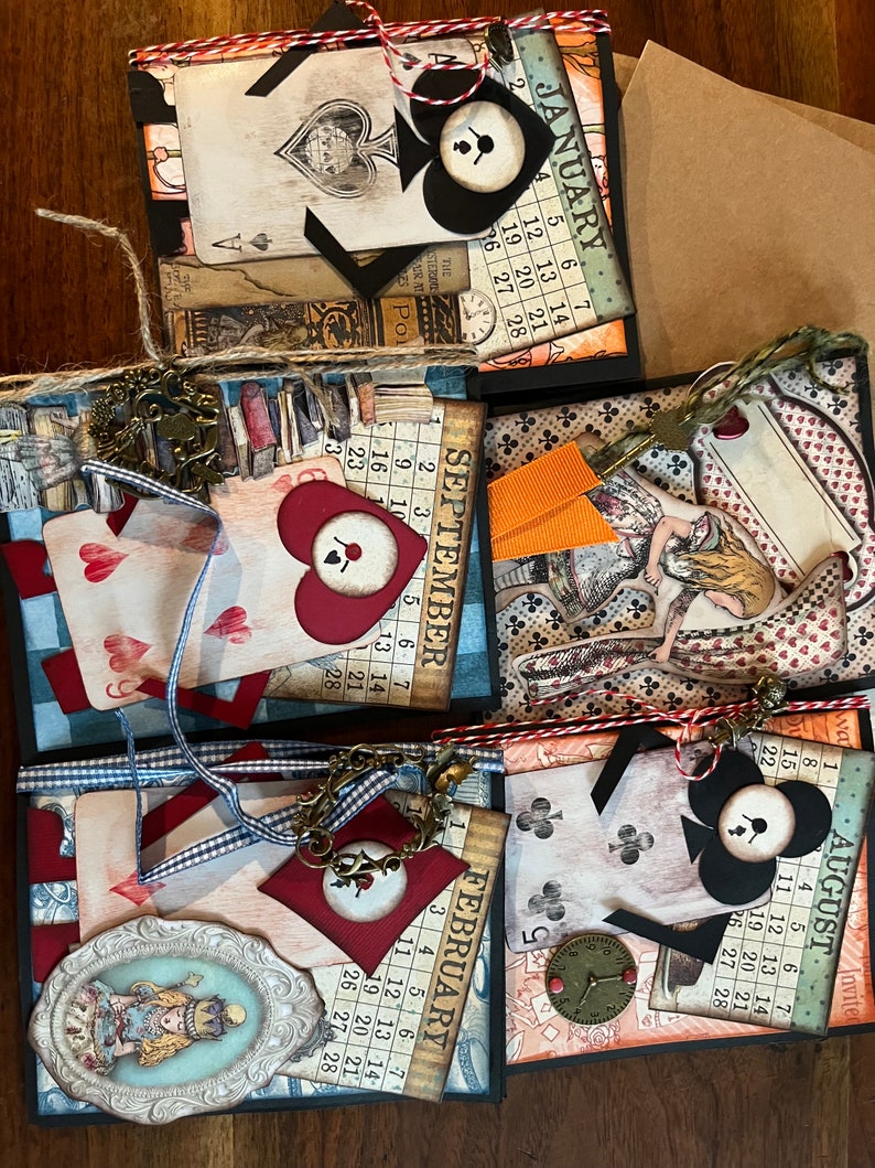 Alice in Wonderland Handmade Card Set #2 - Etsy