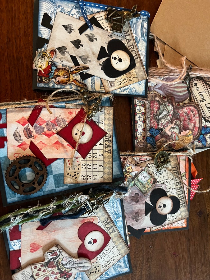 Alice in Wonderland Handmade Card Set #4 - Etsy