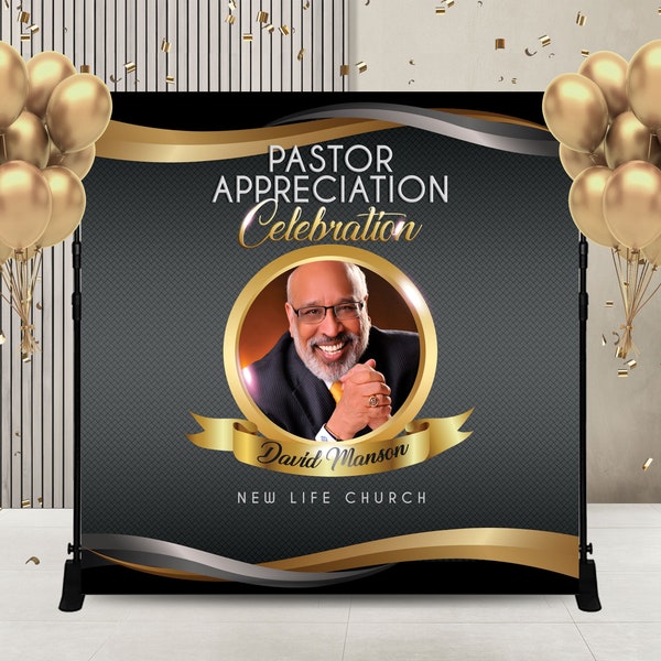 Backdrop Pastor Anniversary - Etsy