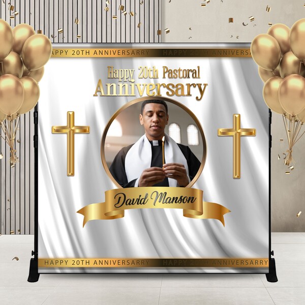 Pastor Anniversary Banner - Etsy
