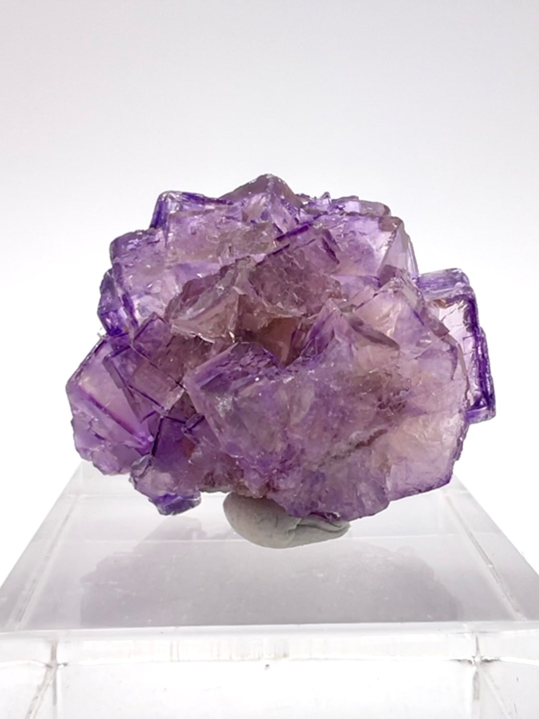 Purple Cubic Fluorite Crystal Specimen (qinglong Mine, Guizhou, China ...