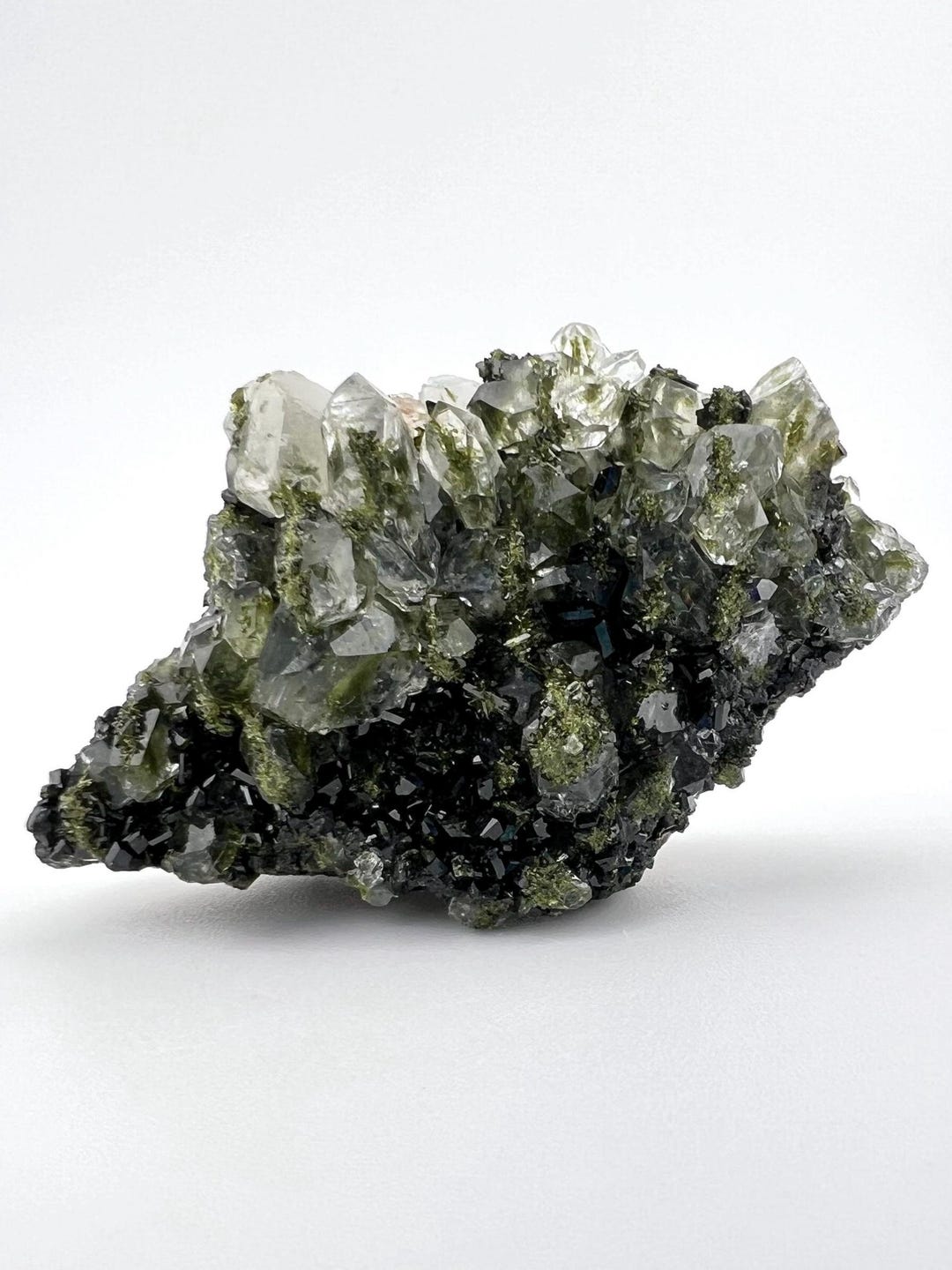 Forest Epidote With Quartz Specimen (turkey) – 27g, Super Sparkly and ...