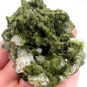 Forest Epidote With Quartz Specimen (turkey) – 186g, Super Sparkly and ...