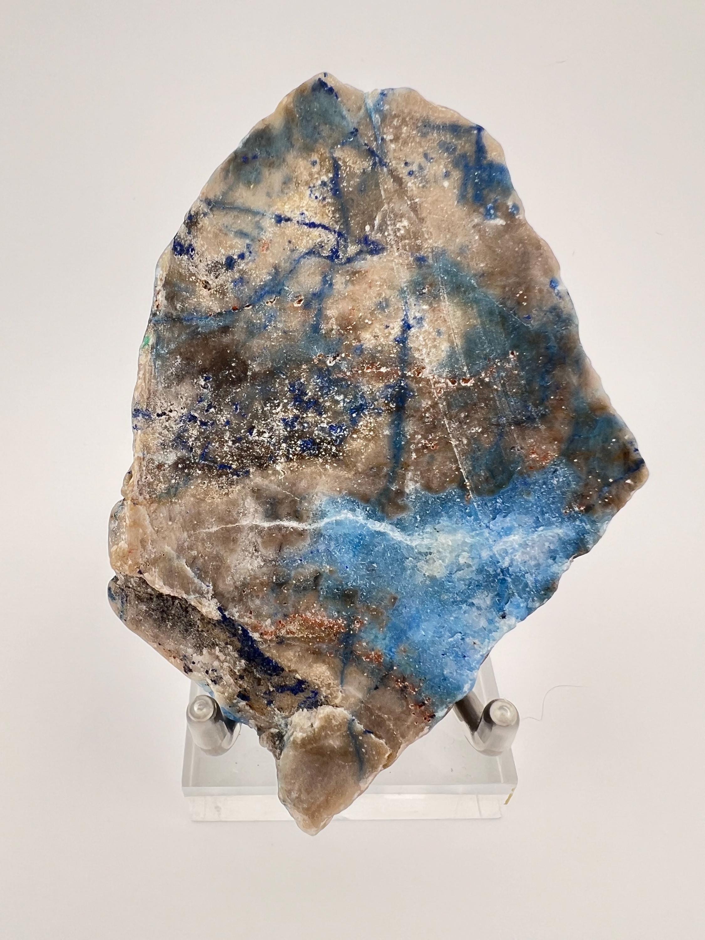 Polished Azurite Slab (asturias, Spain) - 107g - Etsy