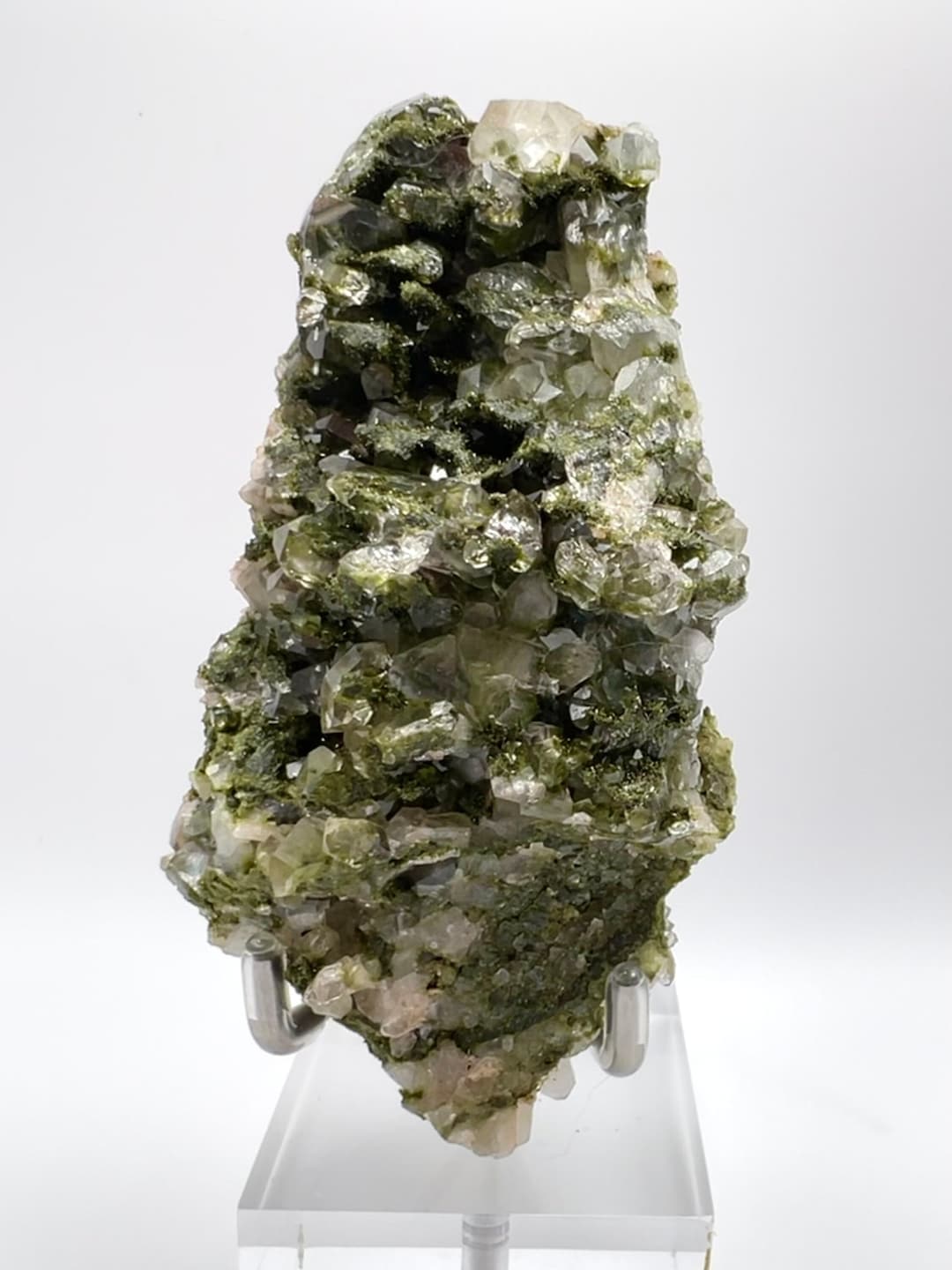 Forest Epidote With Quartz Specimen (turkey) – 214g, Super Sparkly and ...