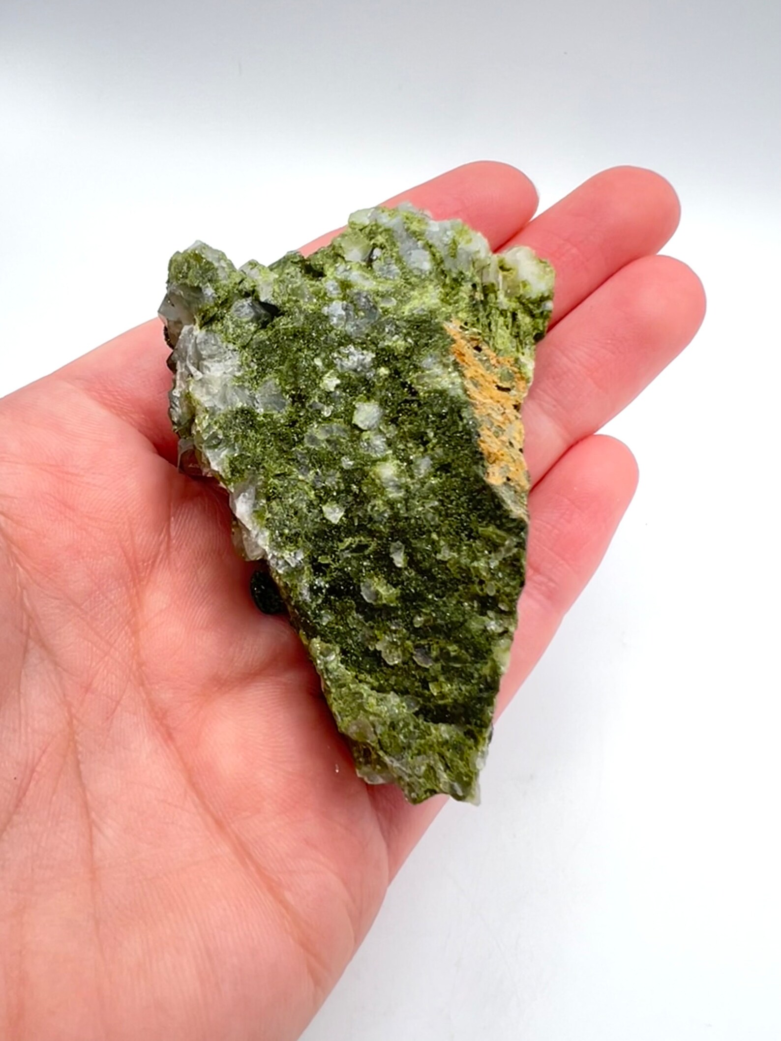 Forest Epidote With Quartz Specimen (turkey) – 91g, Super Sparkly and ...