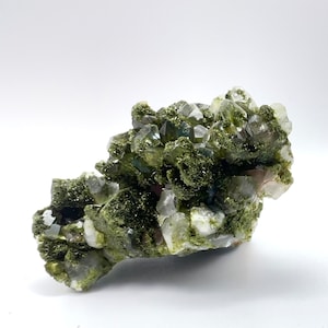 Forest Epidote With Quartz Specimen (turkey) – 91g, Super Sparkly and ...