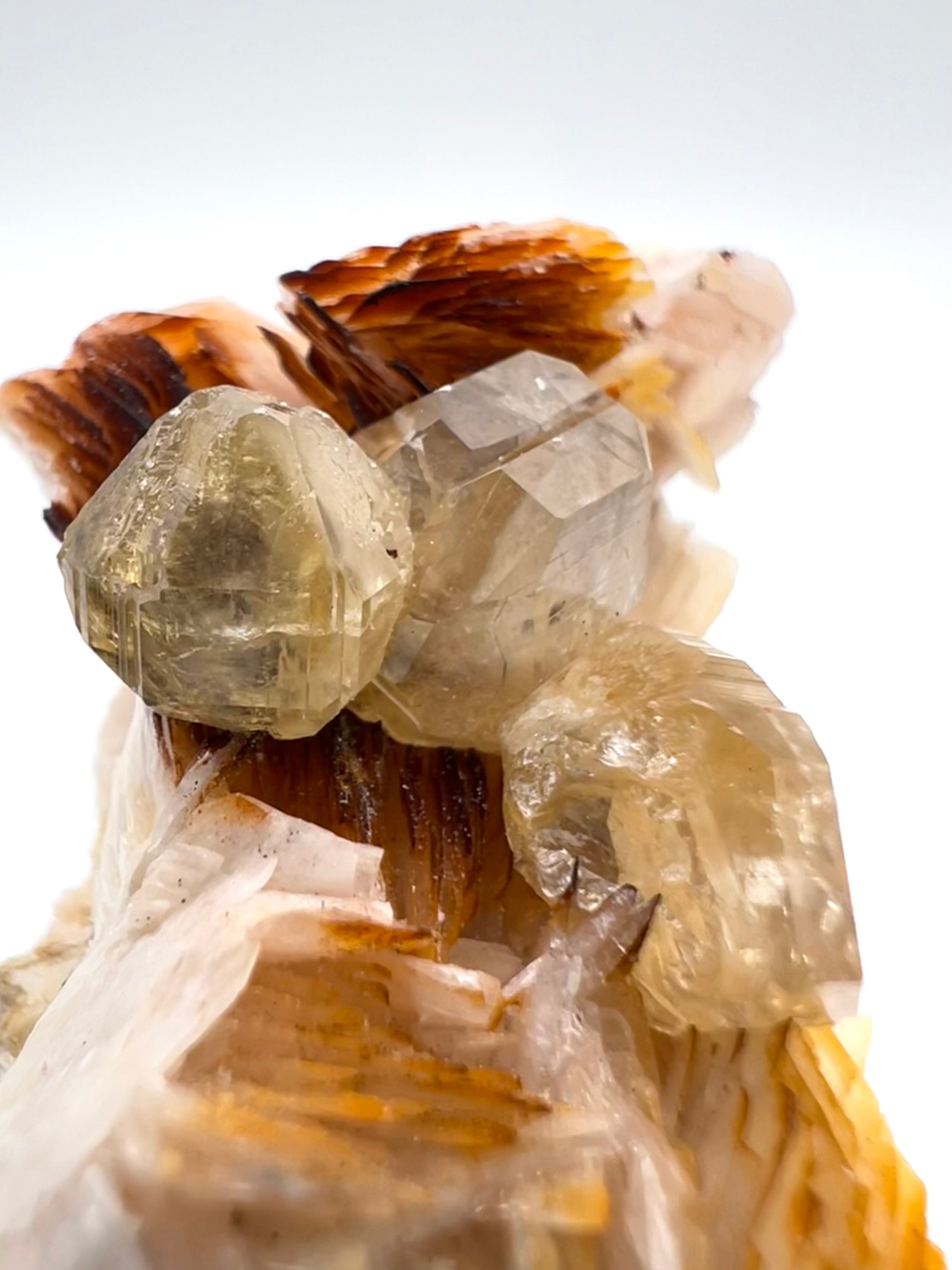 Cerrusite With Barite Specimen (mibladen Mining District, Midelt ...