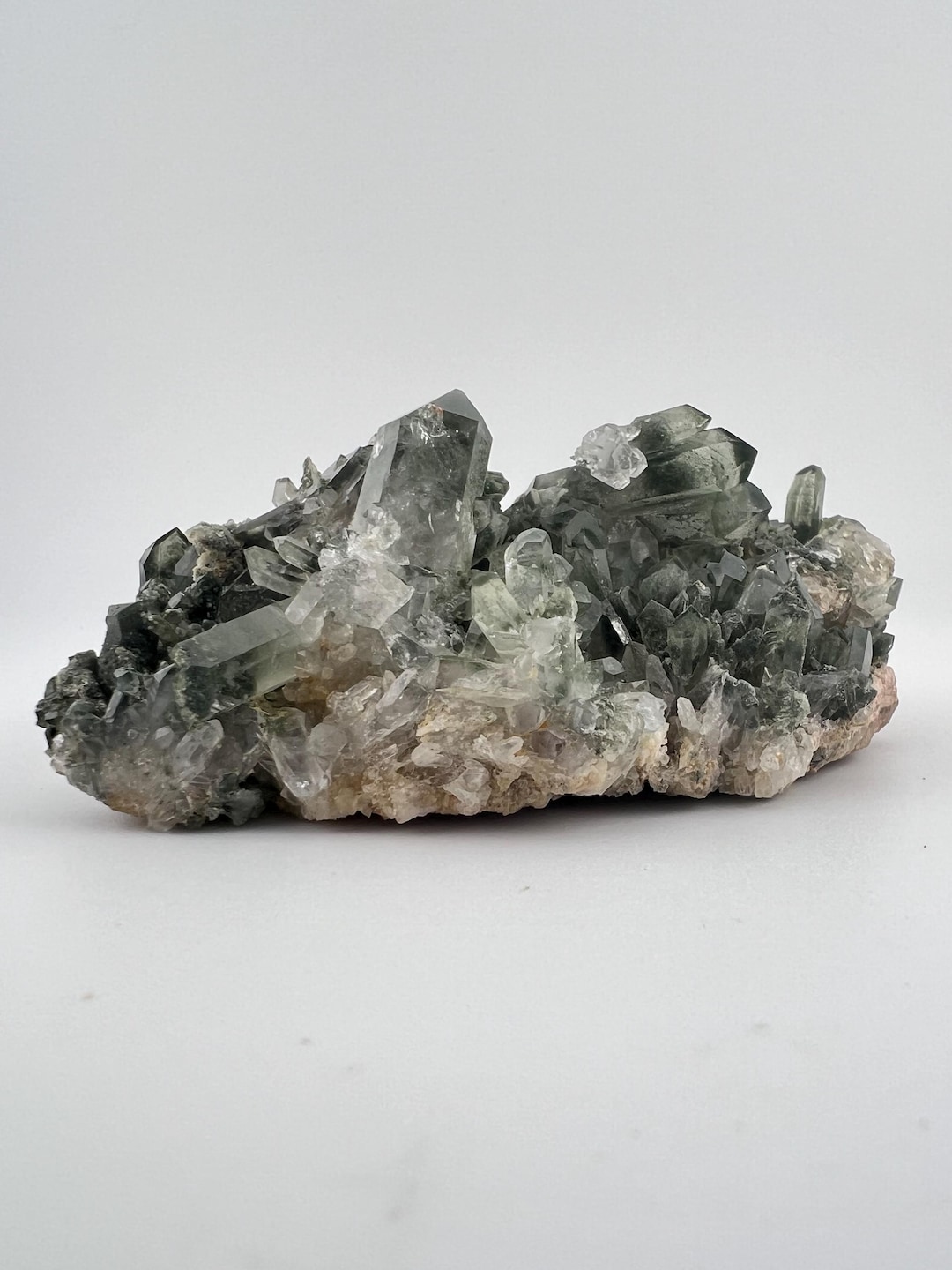 Chlorite Included Quartz Cluster (balochistan, Pakistan) - 264g - Etsy