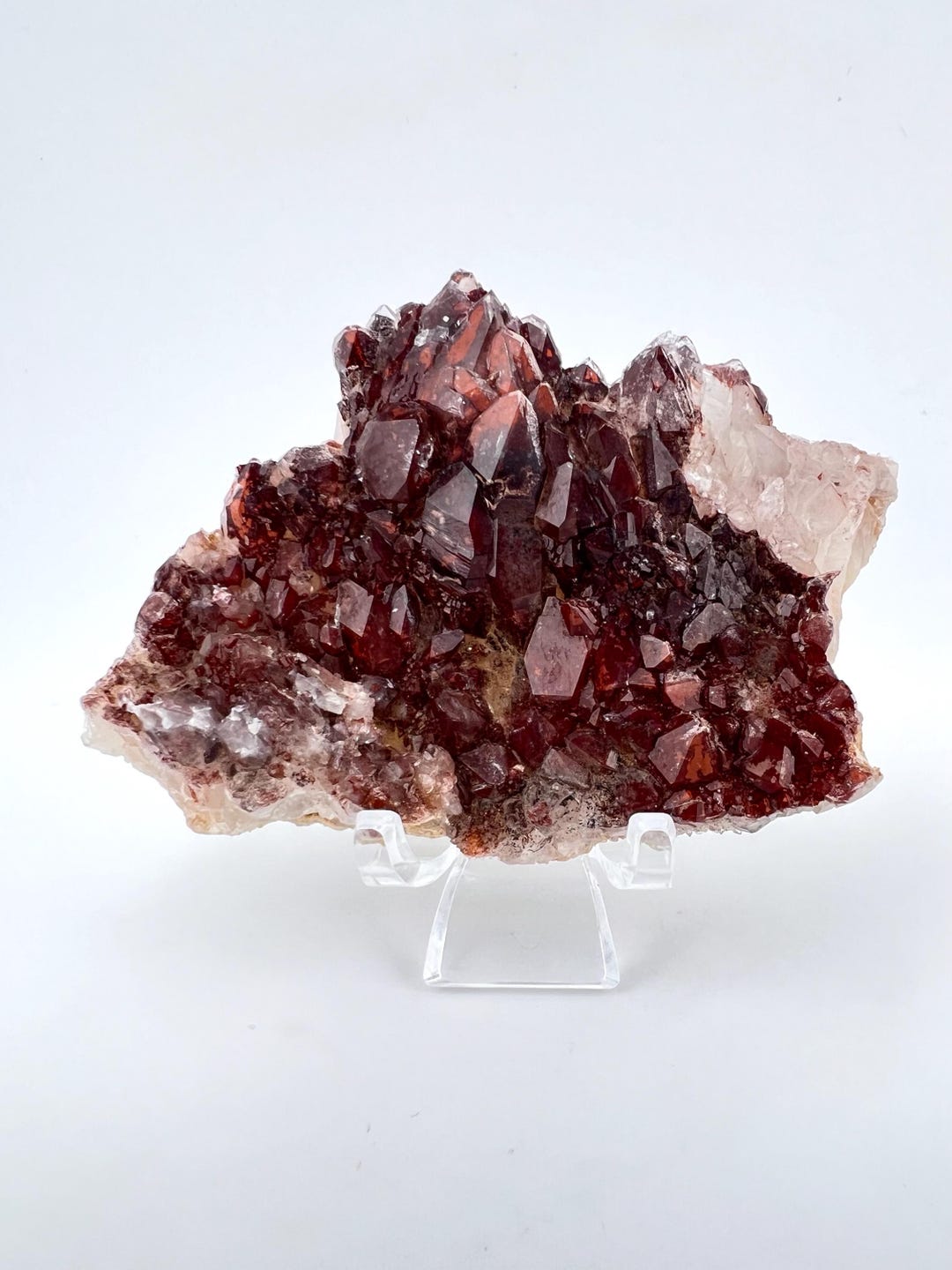 Red Phantom Quartz Specimen (northern Province, Zambia) - 73g - Etsy