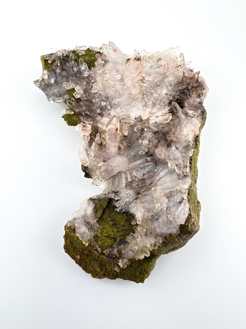Harlequin Brandberg Quartz Cluster (goboboseb Mountains, Namibia) – 19g ...