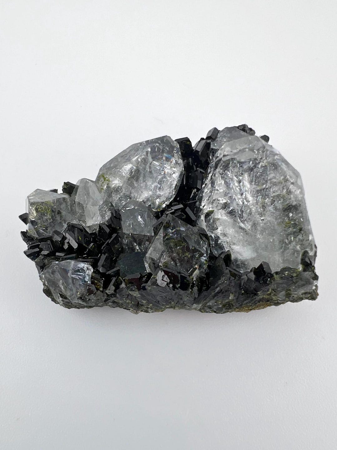 Forest Epidote With Quartz Specimen turkey 21g, Gemmy Epidote - Etsy