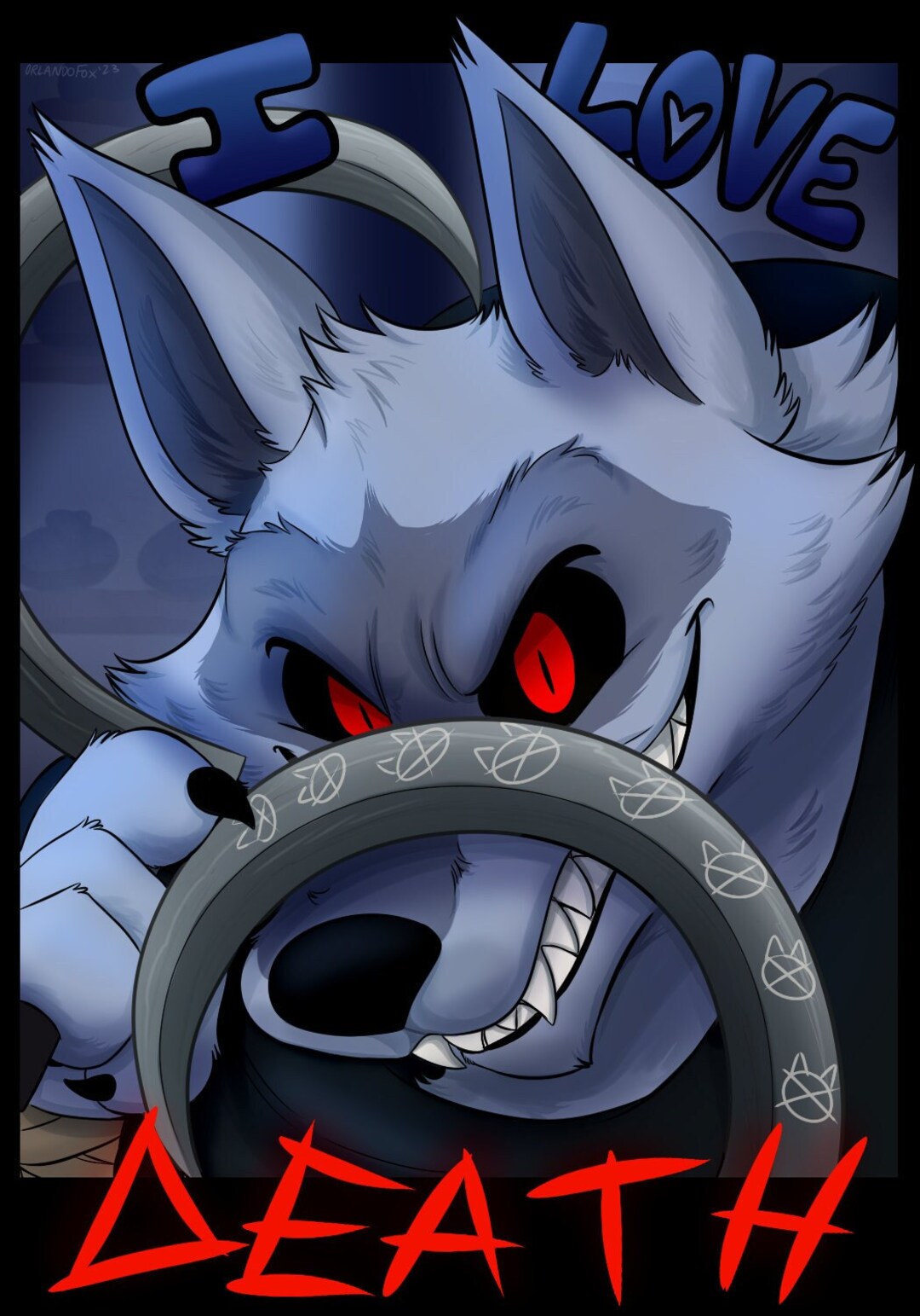 I Love Death Badge - Etsy