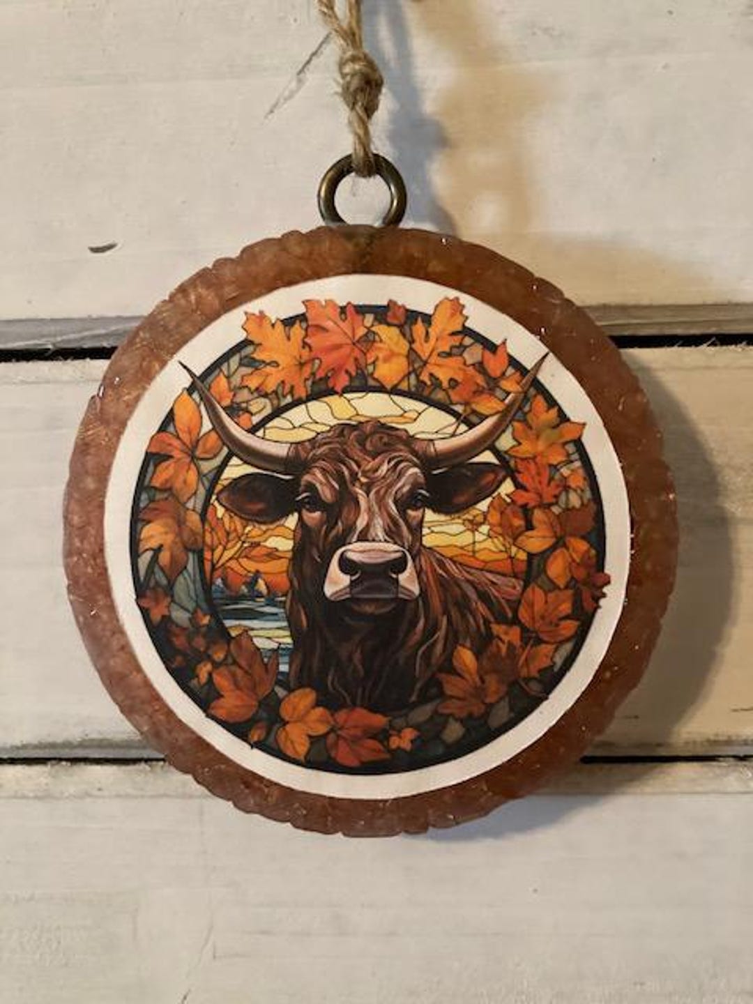 Fall Themed Colored Glass Freshie Rounds - Etsy