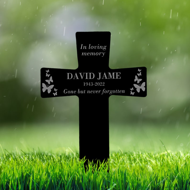Custom Grave Marker Human Grave Marker for Cemetery Cross - Etsy