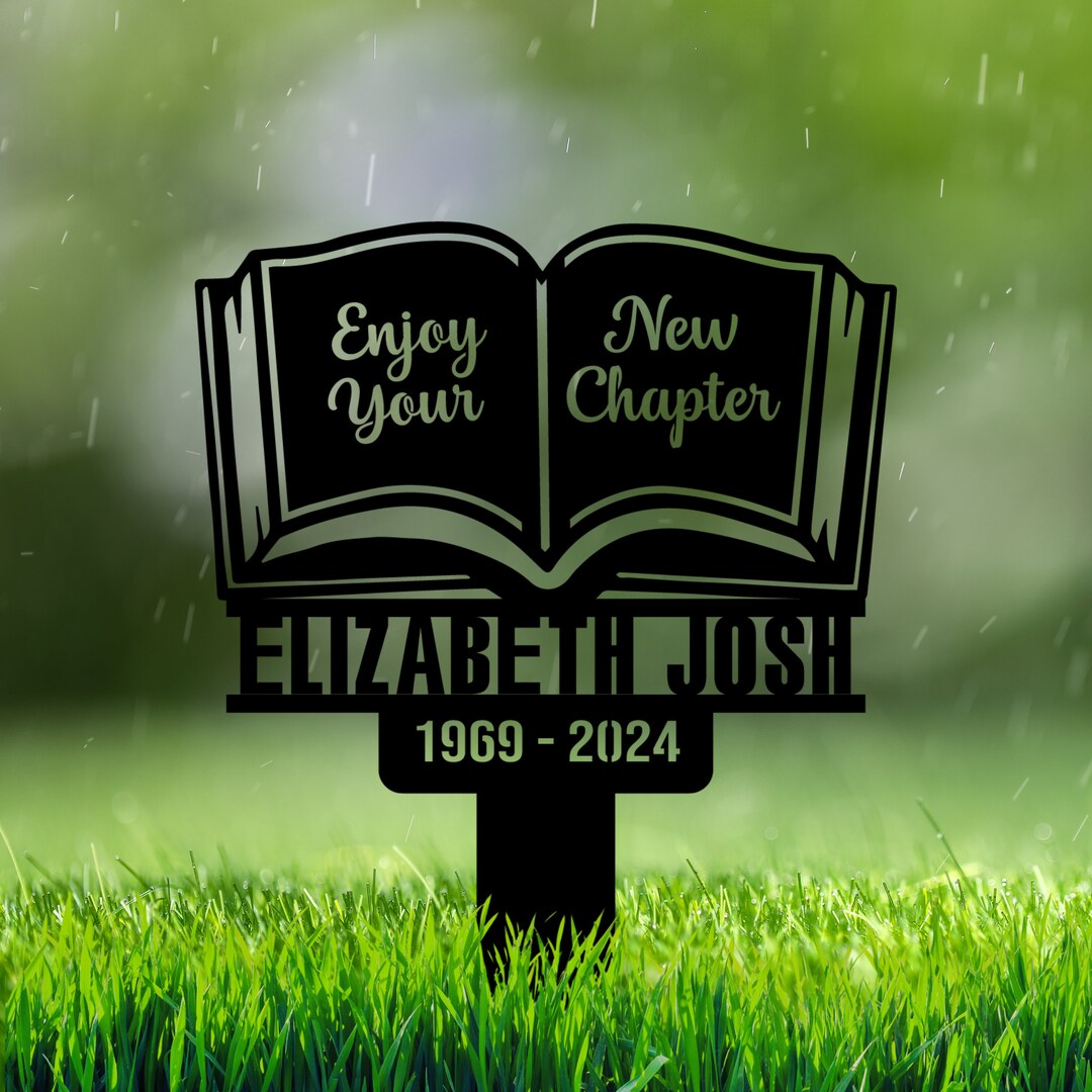 Personalized Teacher Grave Marker, Teaching in Heaven, Bookworm ...