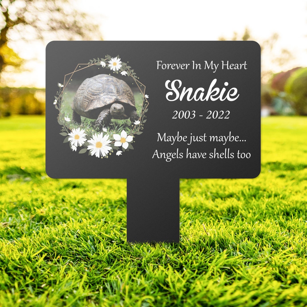 Custom Turtle Memorial Marker, Pet Memorial, Sympathy Gift, Pet ...