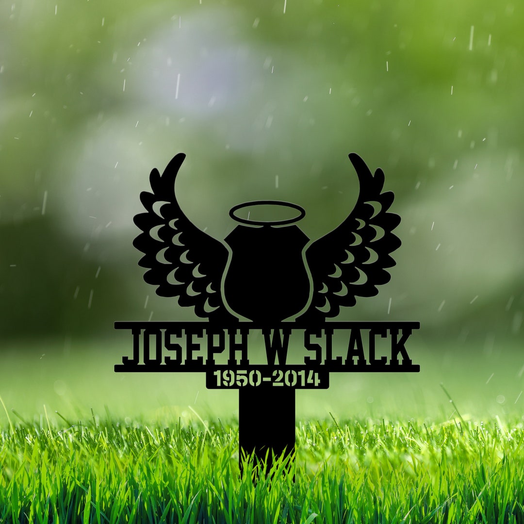 Police Officer Memorial Plaque Custom, Policeman Sympathy Grave Marker ...