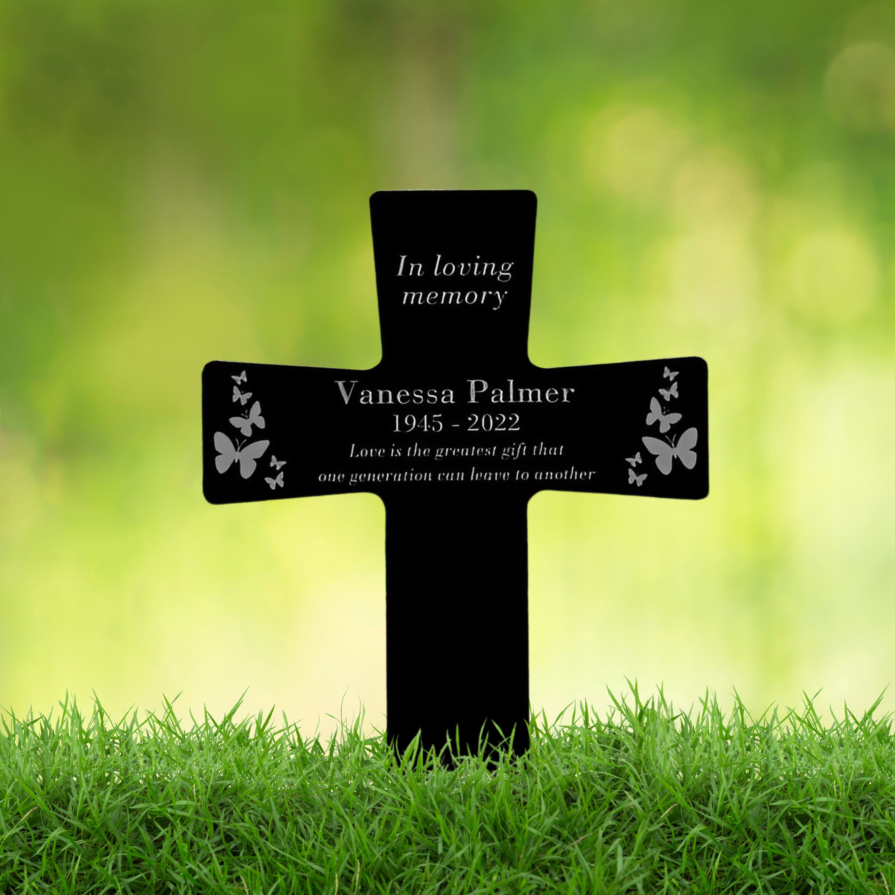 Custom Grave Marker Human Grave Marker for Cemetery Cross - Etsy