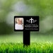 Photo Grave Marker Personalized, Temporary Grave Marker With Photo ...