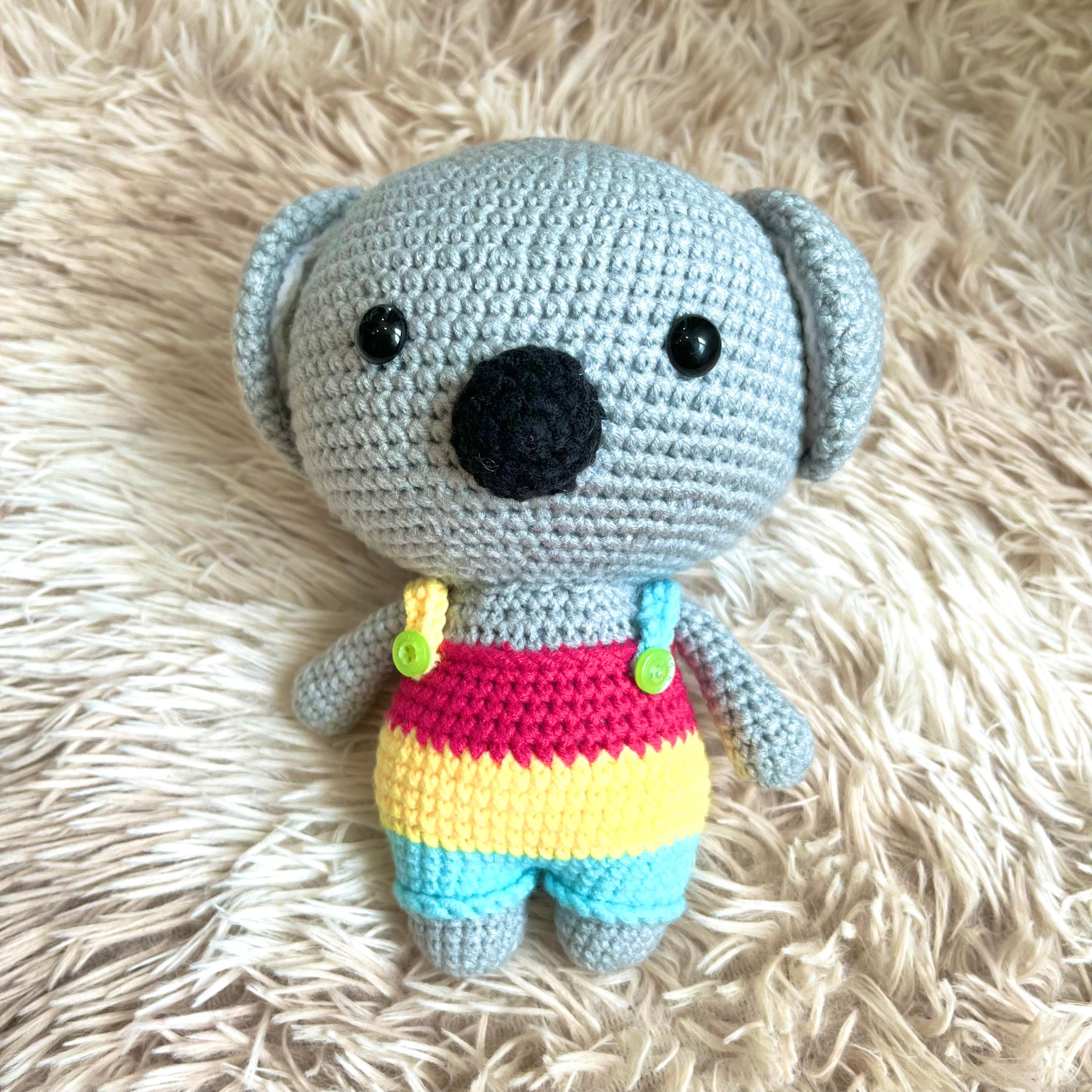 Koala LGBT Doll Custom Rainbow Crochet Doll Doll LGBTQ Koala Custom ...