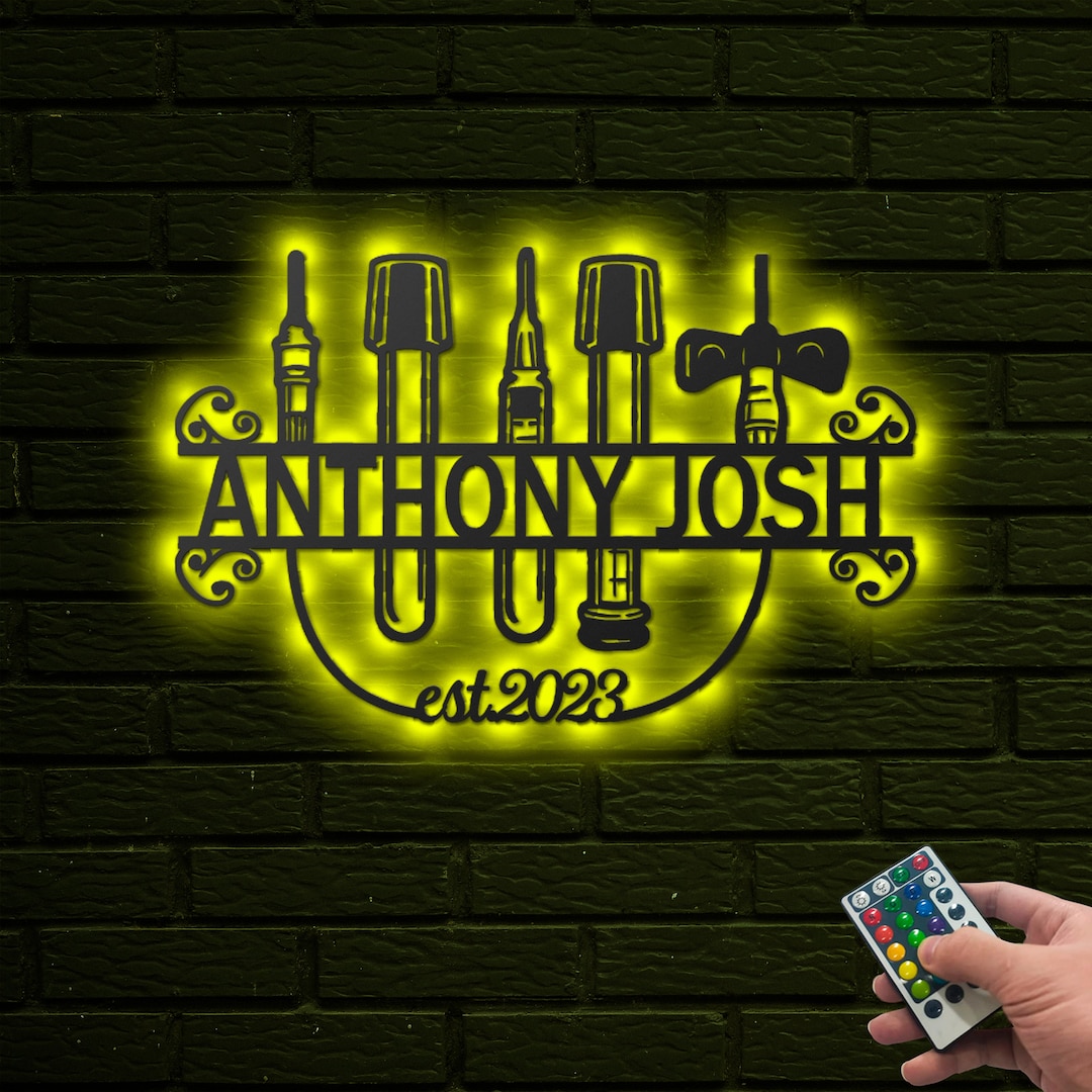 Phlebotomist Metal Wall With LED Personalized, Christmas Gift for ...