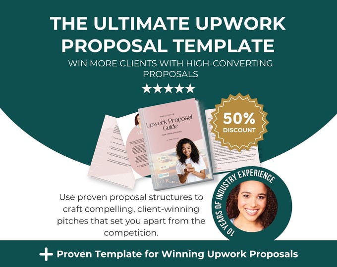 Ultimate Upwork Proposal Template, Freelancer Proposal Guide, Work From ...
