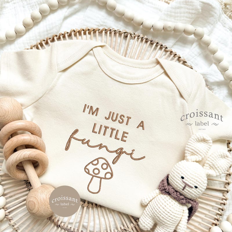 Embroidered Mushroom Baby Clothes - Etsy