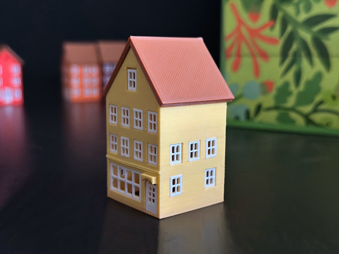 Custom Miniature House Model of Bryggen, Bergen, Norway - Etsy