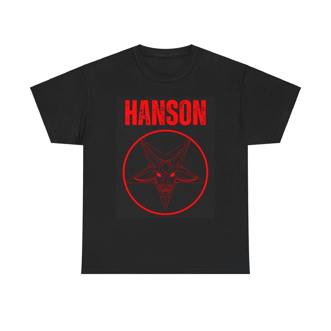 Hanson Graphic Band Tee, Perfect for Concerts, Casual Wear, Music ...
