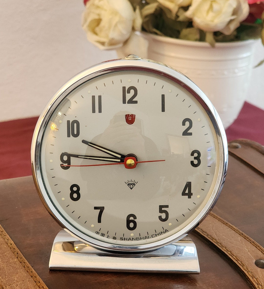 Vintage Shanghai Diamond Alarm Clock From the 1970s, Vintage Mechanical ...